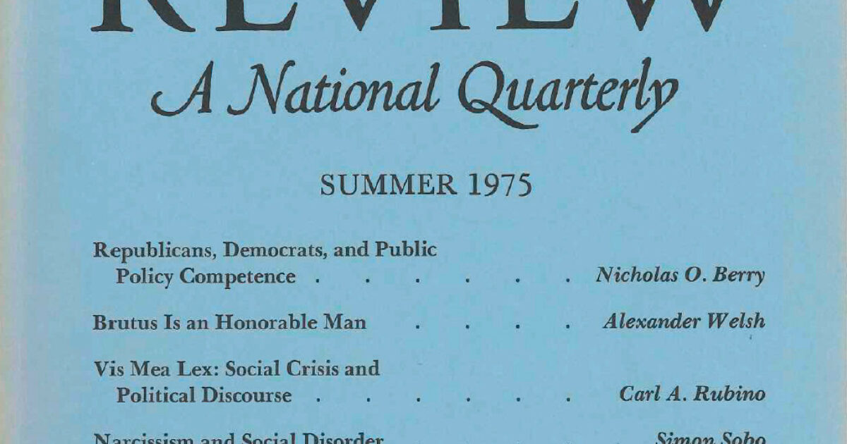 The Yale Review | Summer 1975